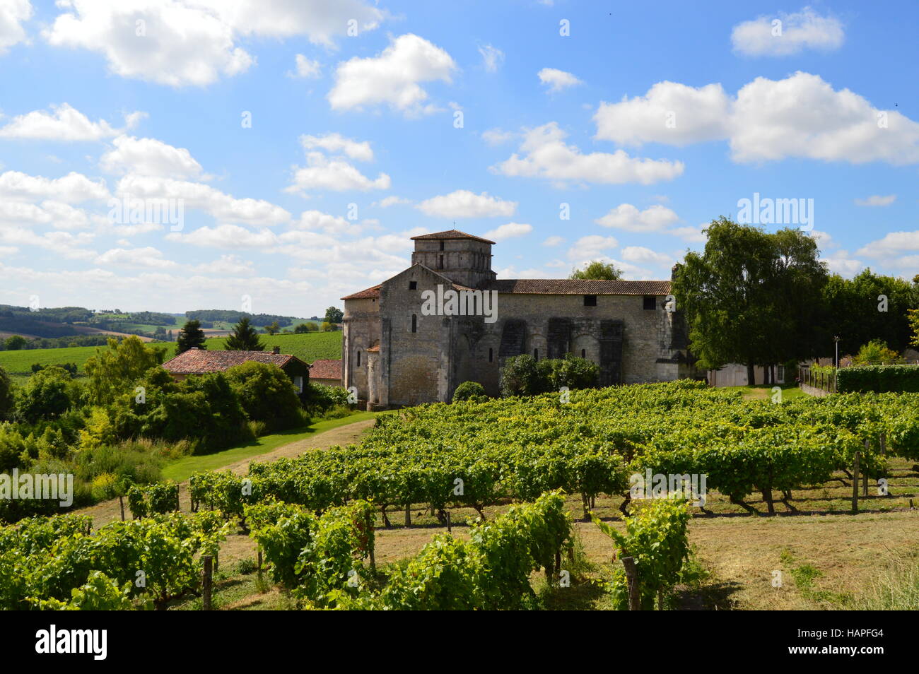 Church at Berneuil, Charente France Stock Photo - Alamy