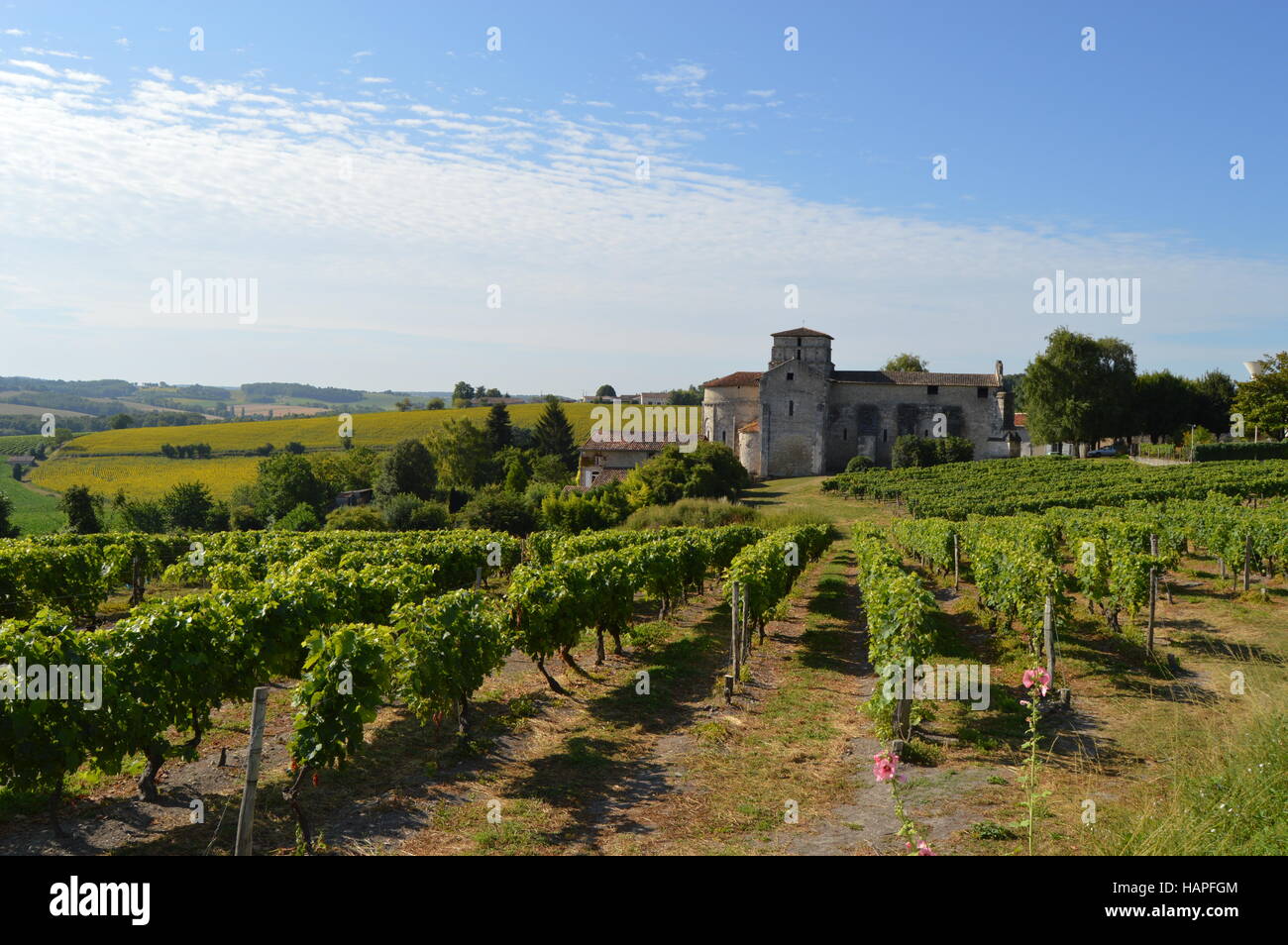 Church at Berneuil, Charente France Stock Photo - Alamy