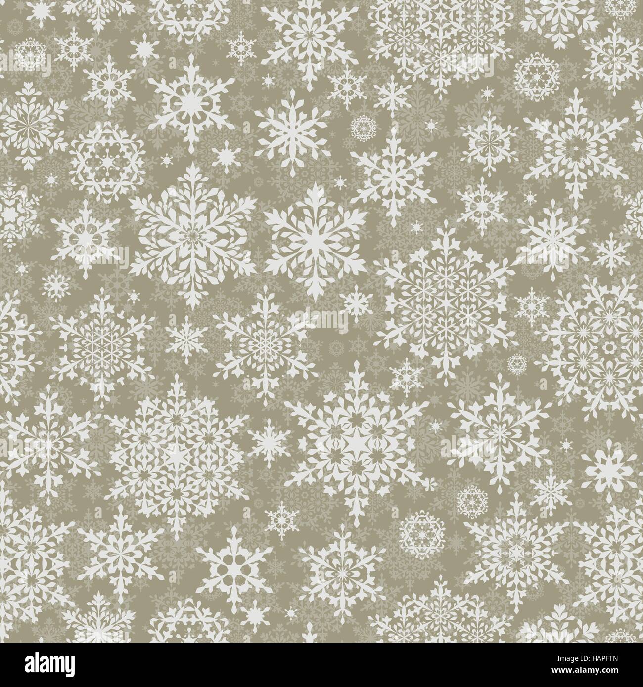 Christmas pattern snowflake background. EPS 10 Stock Vector Image & Art ...