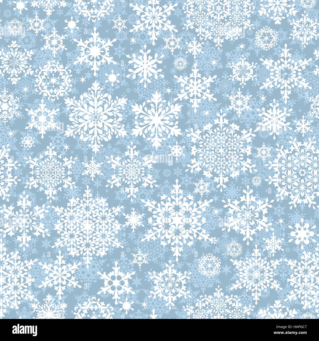 Christmas pattern snowflake background. EPS 10 Stock Vector Image & Art ...