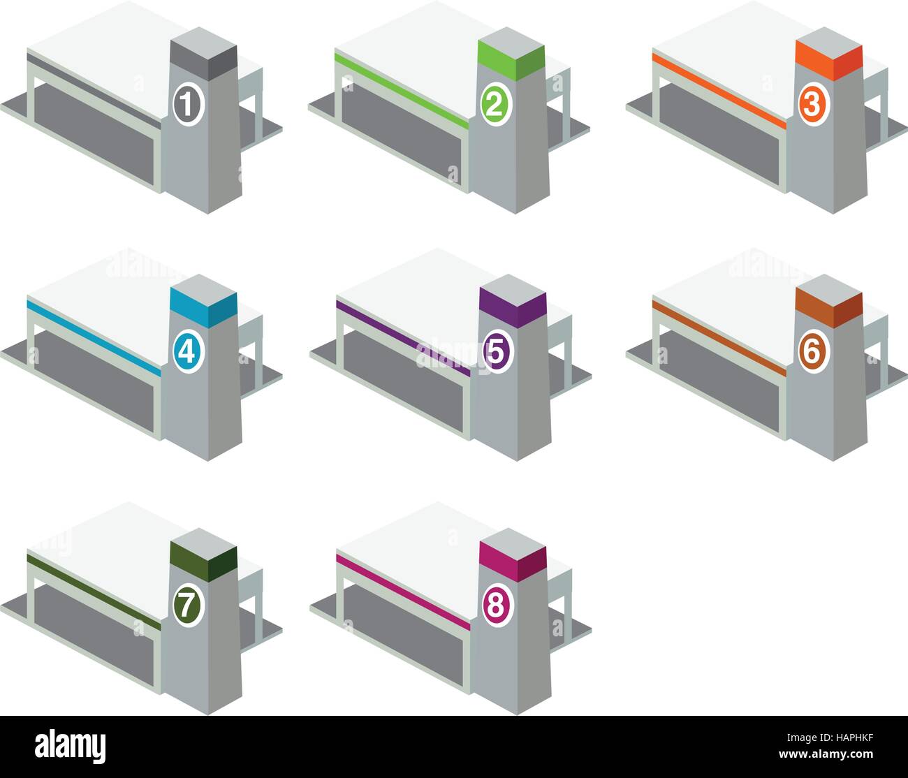 Architectural icons Template Stock Vector Image & Art - Alamy