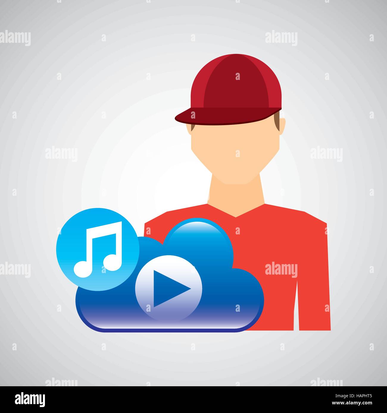 Painted cap Stock Vector Images - Alamy