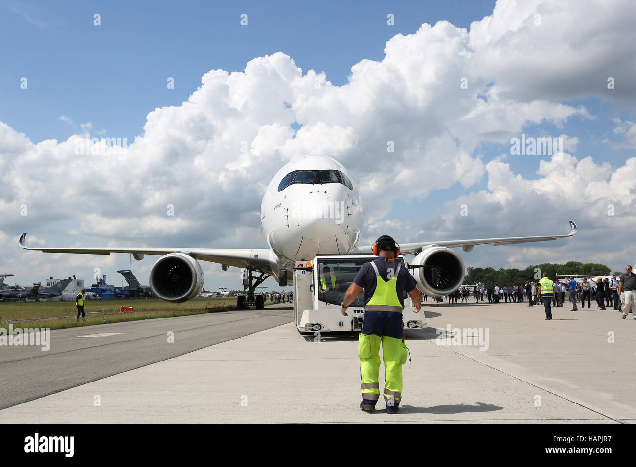 Berlin, Germany, 2nd June, 2016: Airbus presents latest aircraft A350X ...