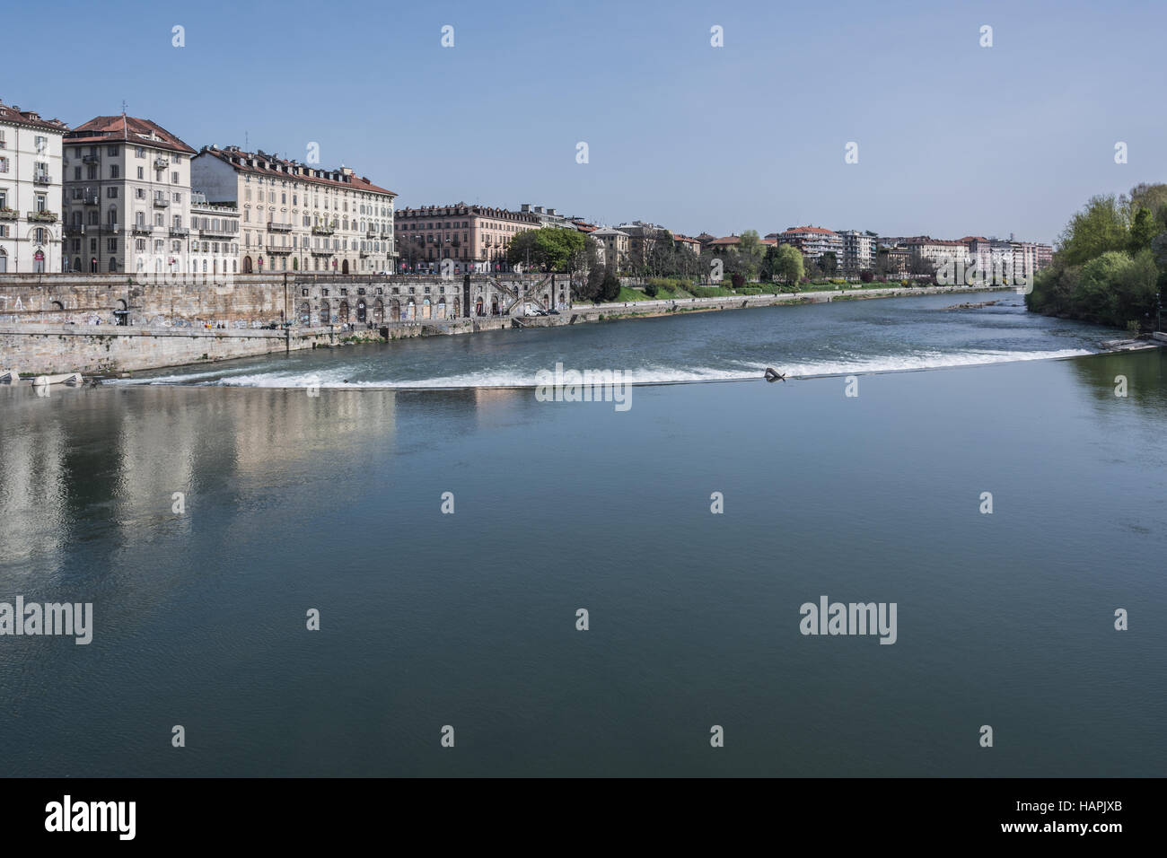 Po River in Turin, Italy Stock Photo - Alamy