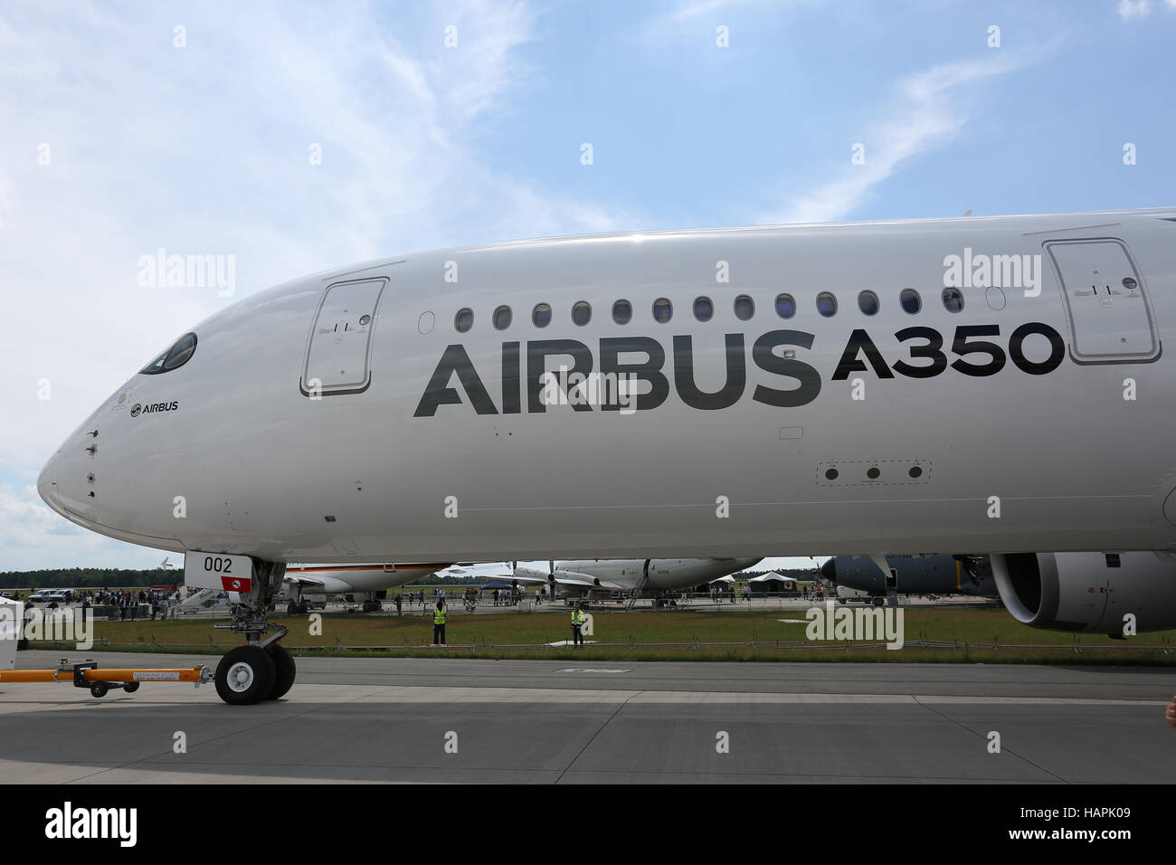 Berlin, Germany, 2nd June, 2016: Airbus presents latest aircraft A350X ...
