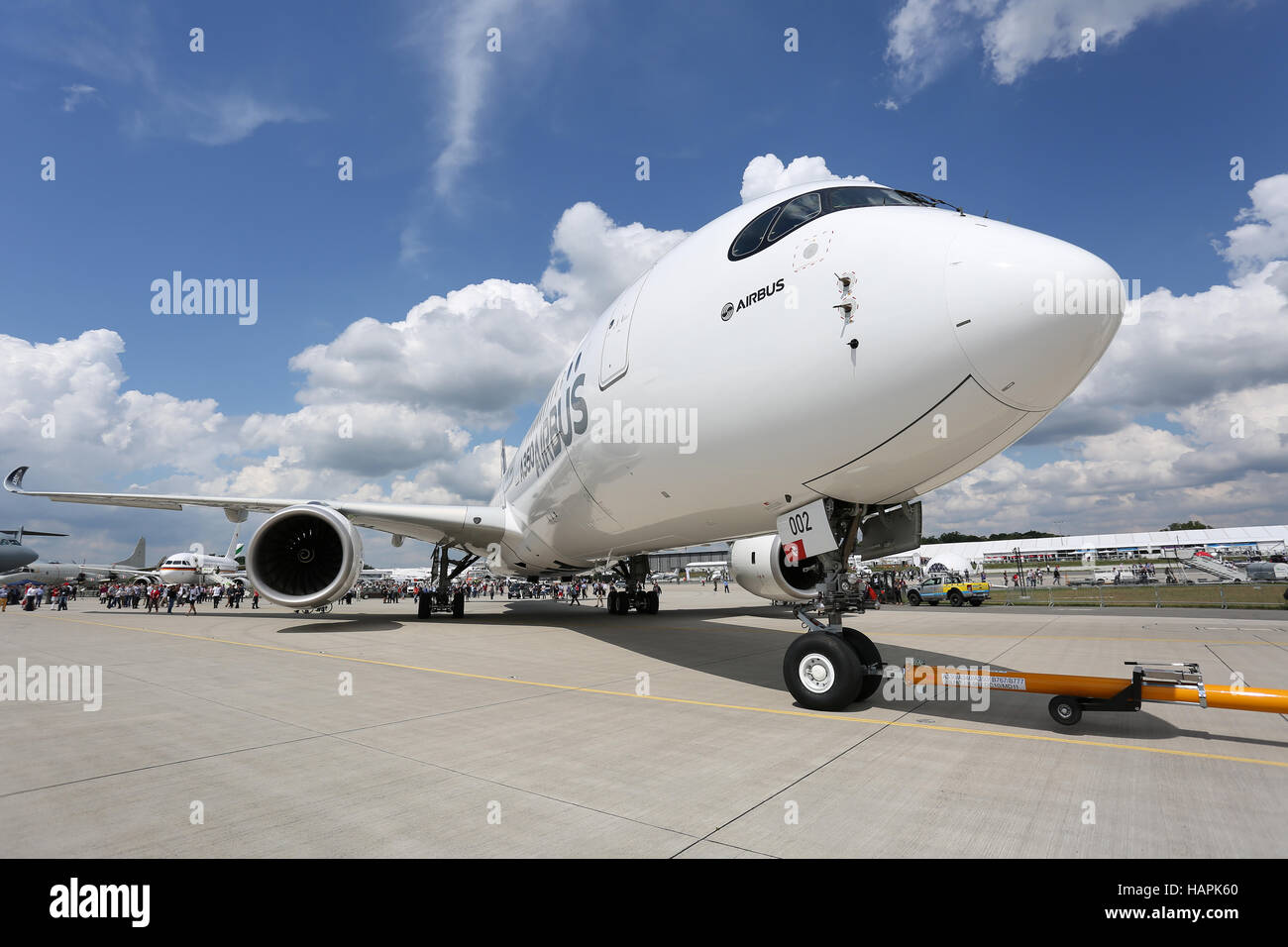 Berlin, Germany, 2nd June, 2016: Airbus presents latest aircraft A350X ...