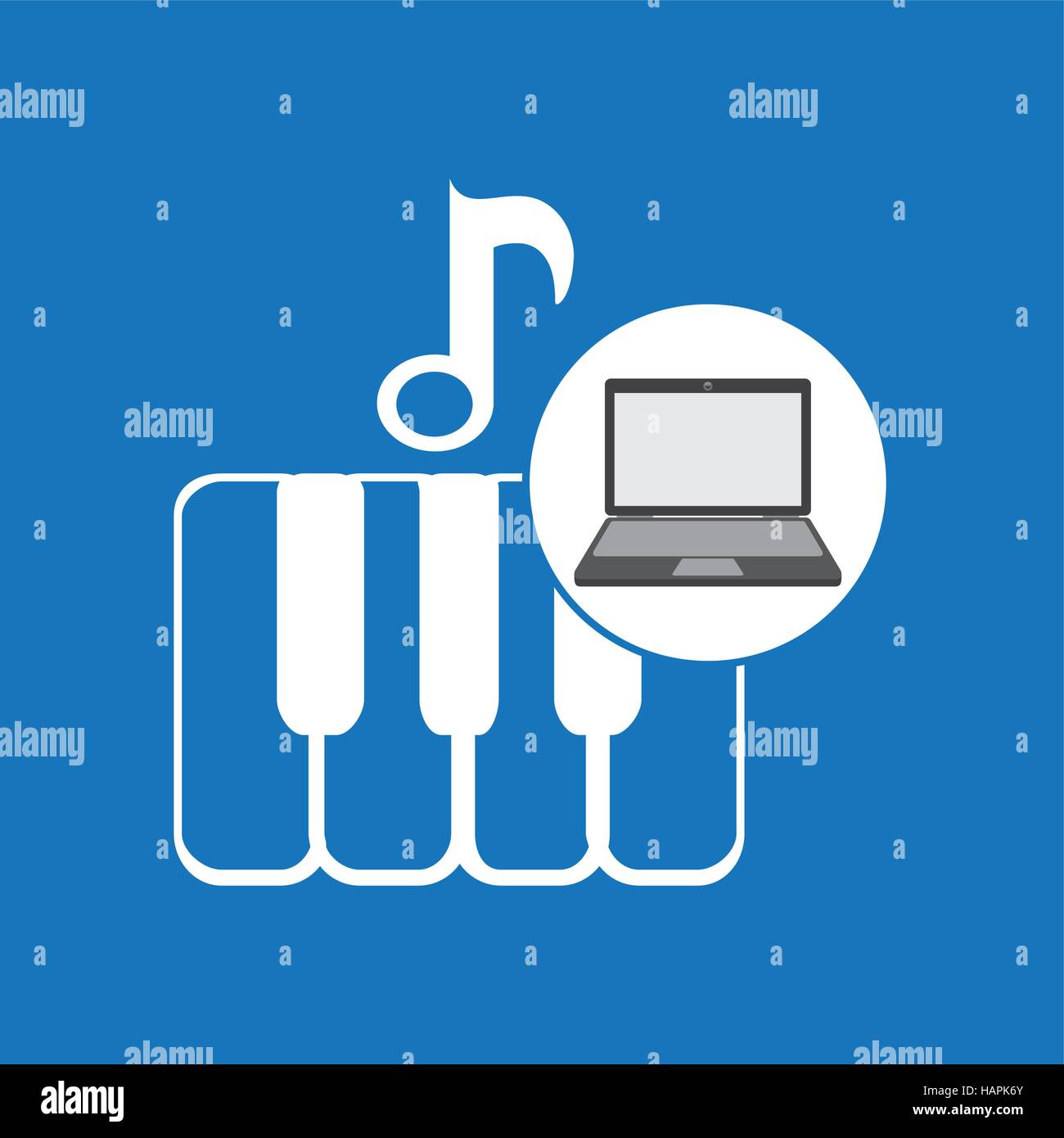 Piano soundboard Stock Vector Images - Alamy