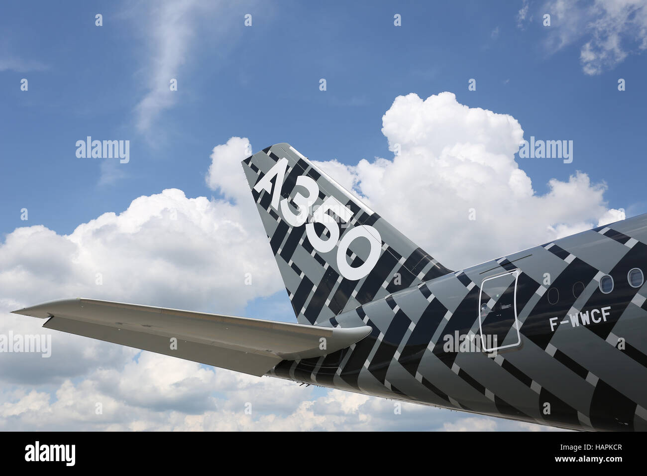 Berlin, Germany, 2nd June, 2016: Airbus presents latest aircraft A350X ...