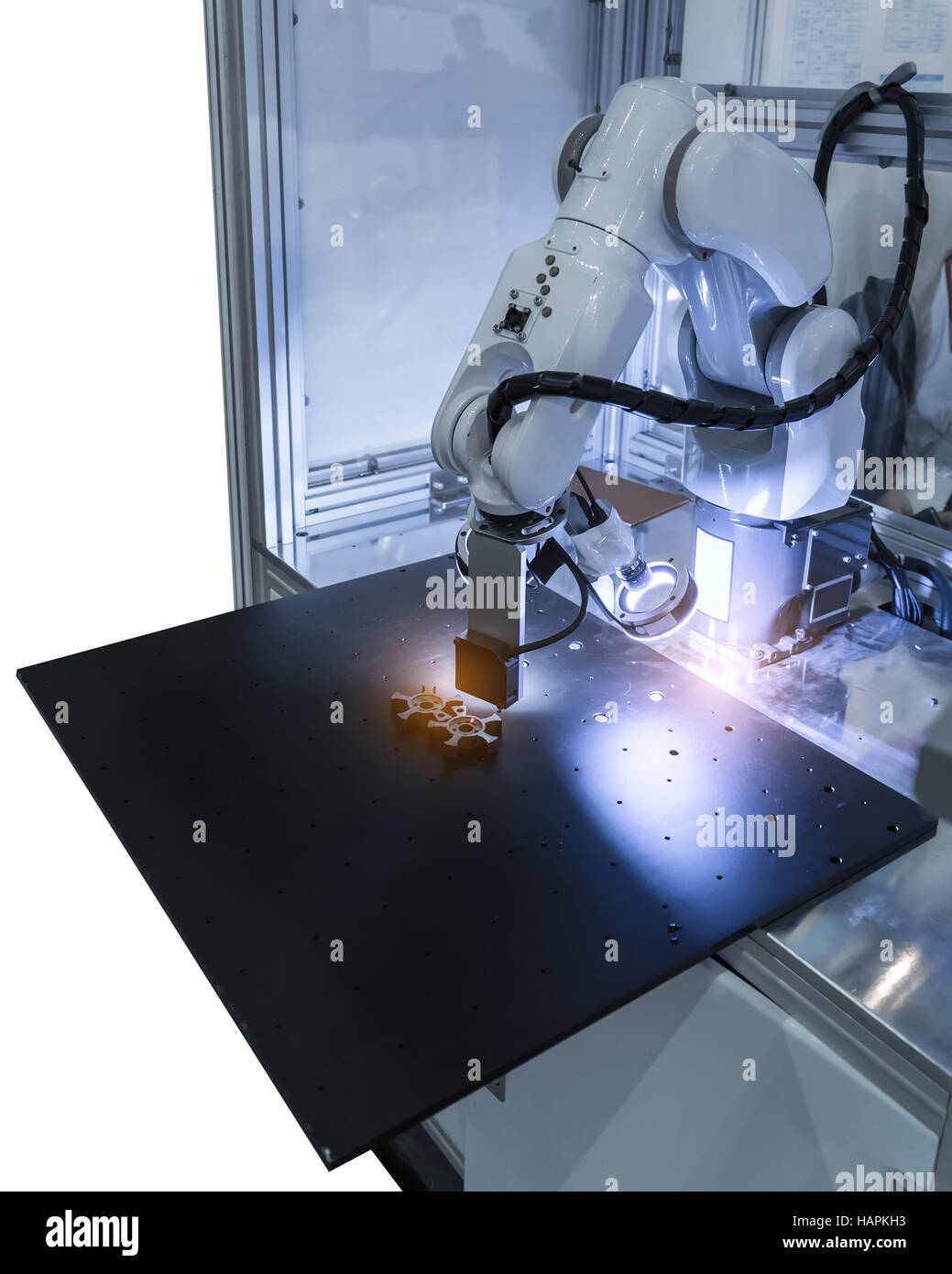 Controler of robotic hand Stock Photo - Alamy