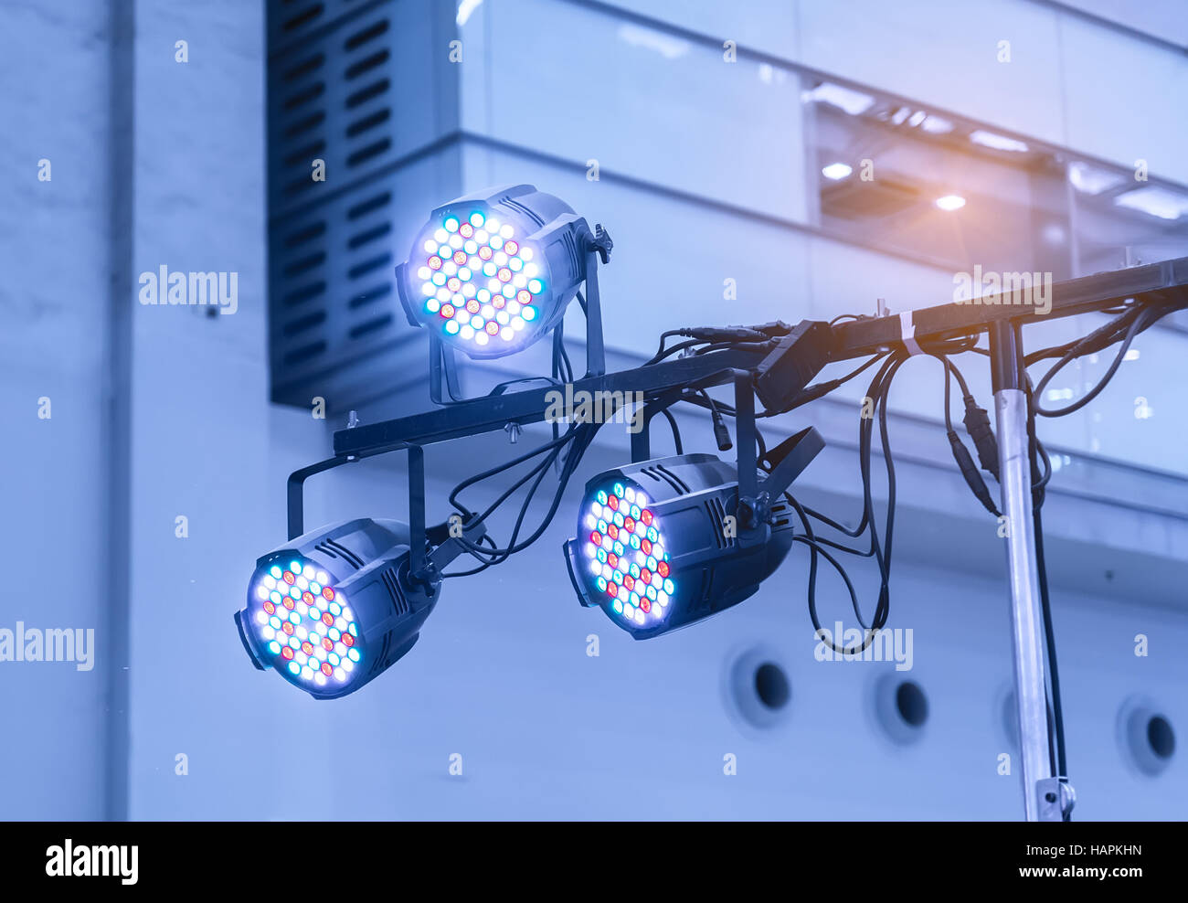 LED Light on mall roof Stock Photo - Alamy