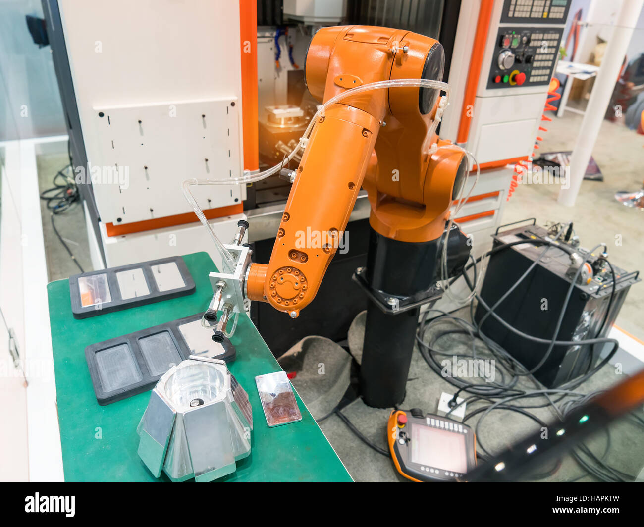 Controler of robotic hand Stock Photo - Alamy