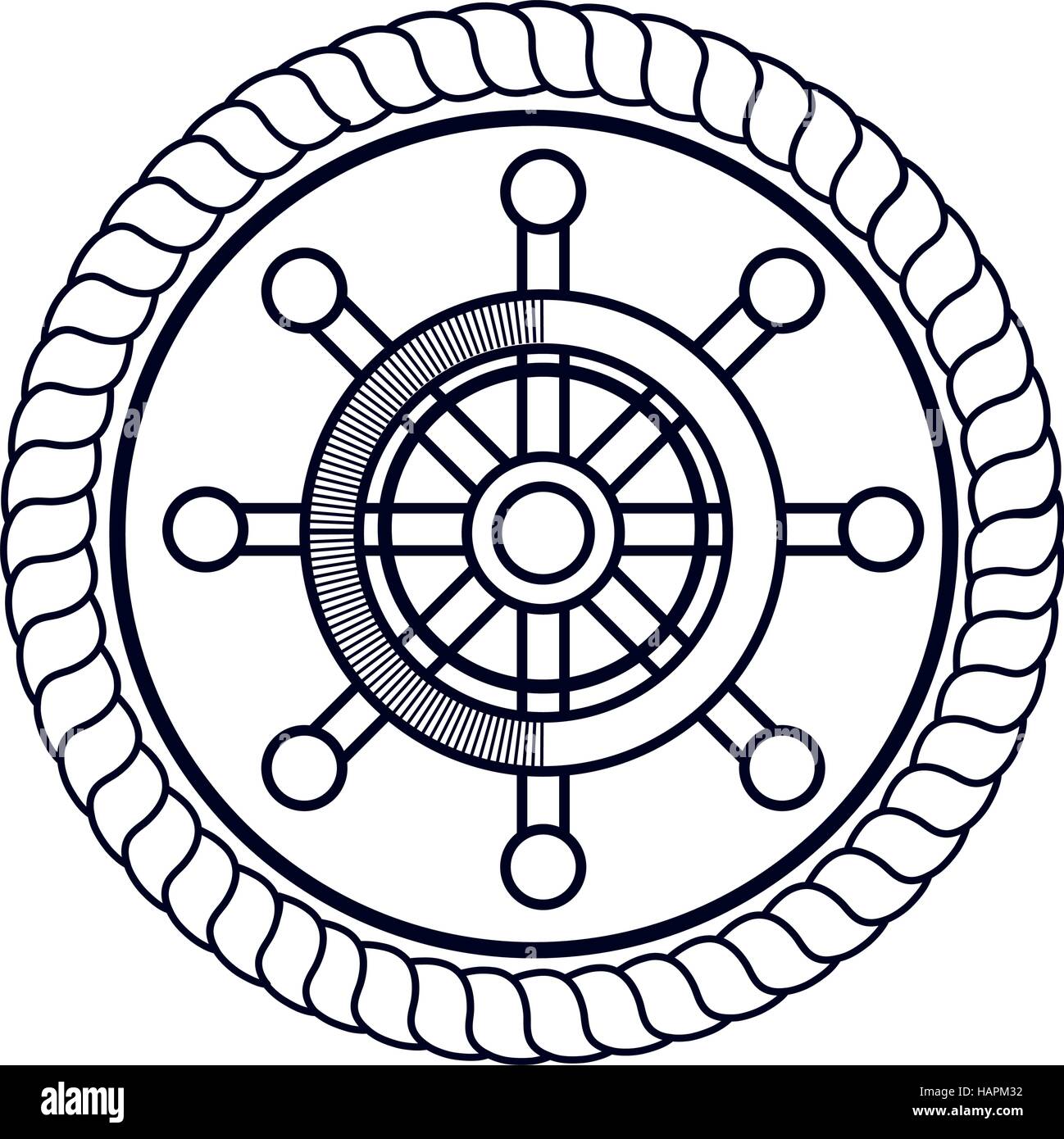 Timon ship marine icon hi-res stock photography and images - Alamy