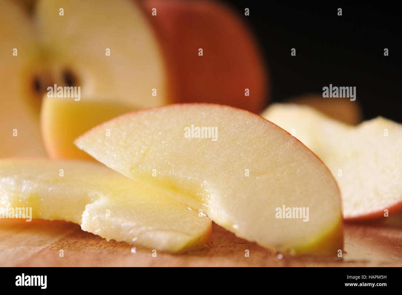 slices of apples Stock Photo - Alamy