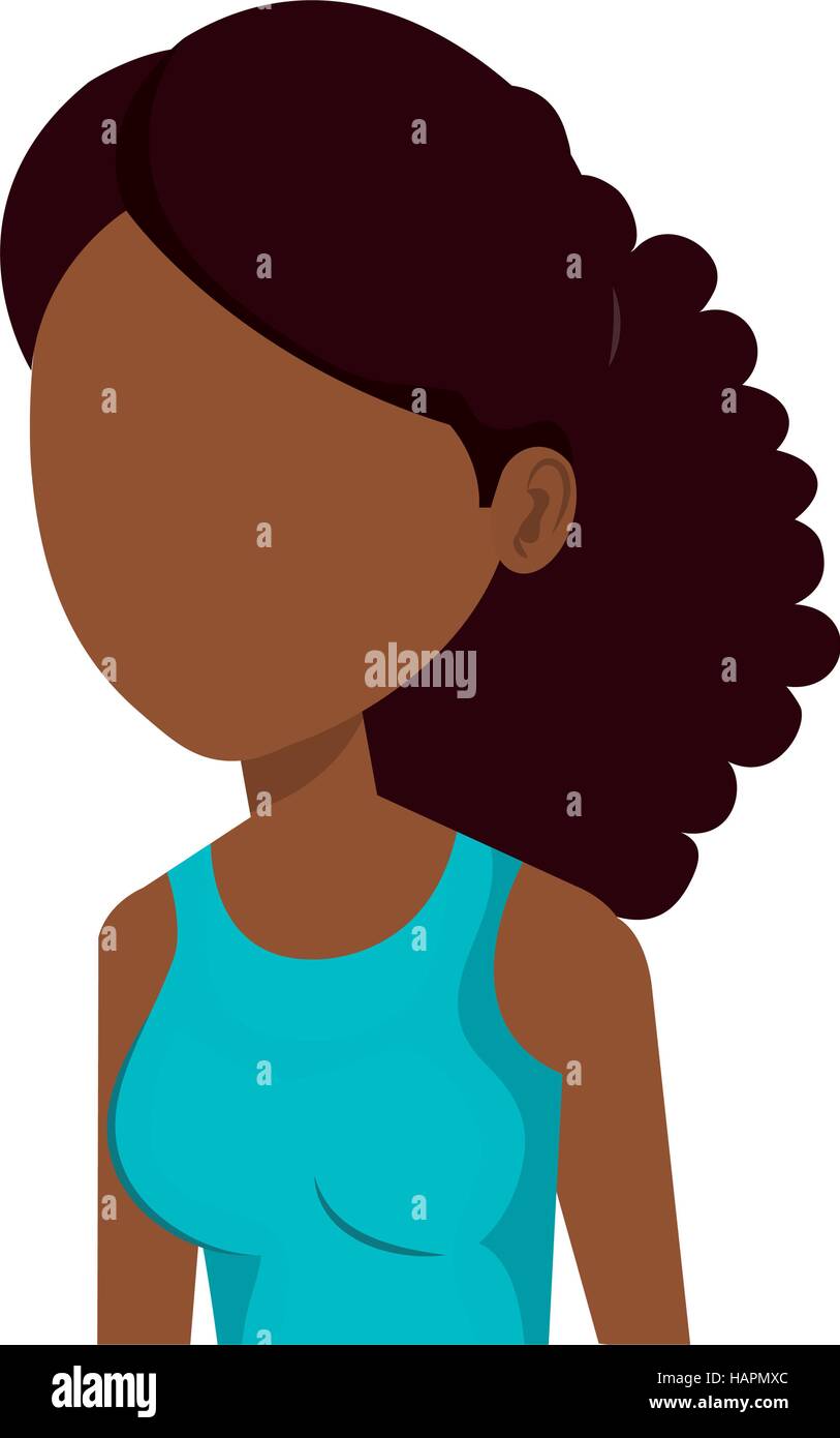 cute woman avatar casual vector illustration design Stock Vector Image ...