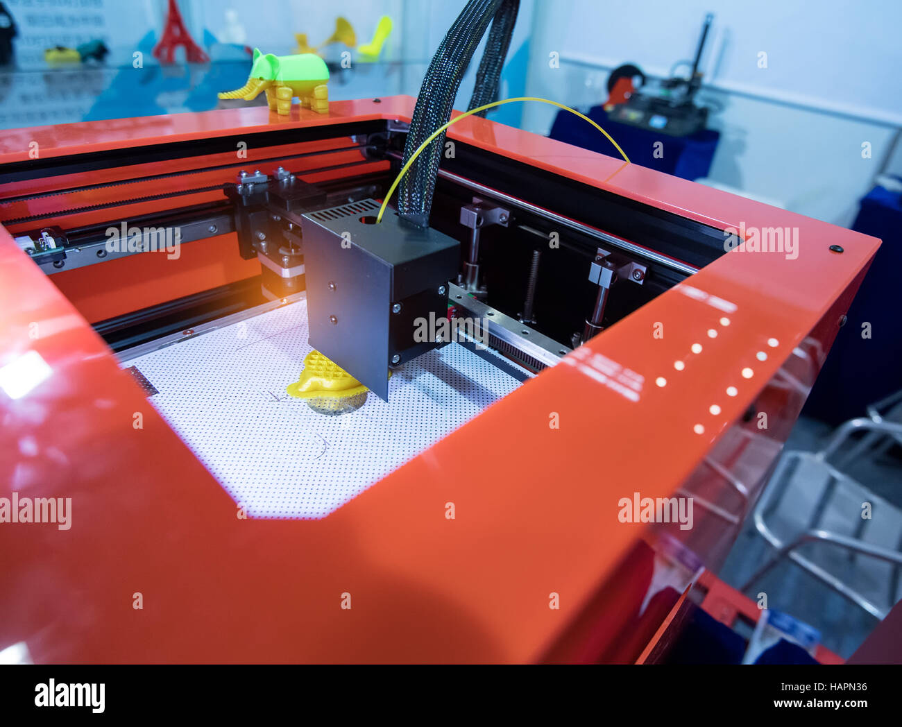 Three dimensional printing machine Stock Photo - Alamy