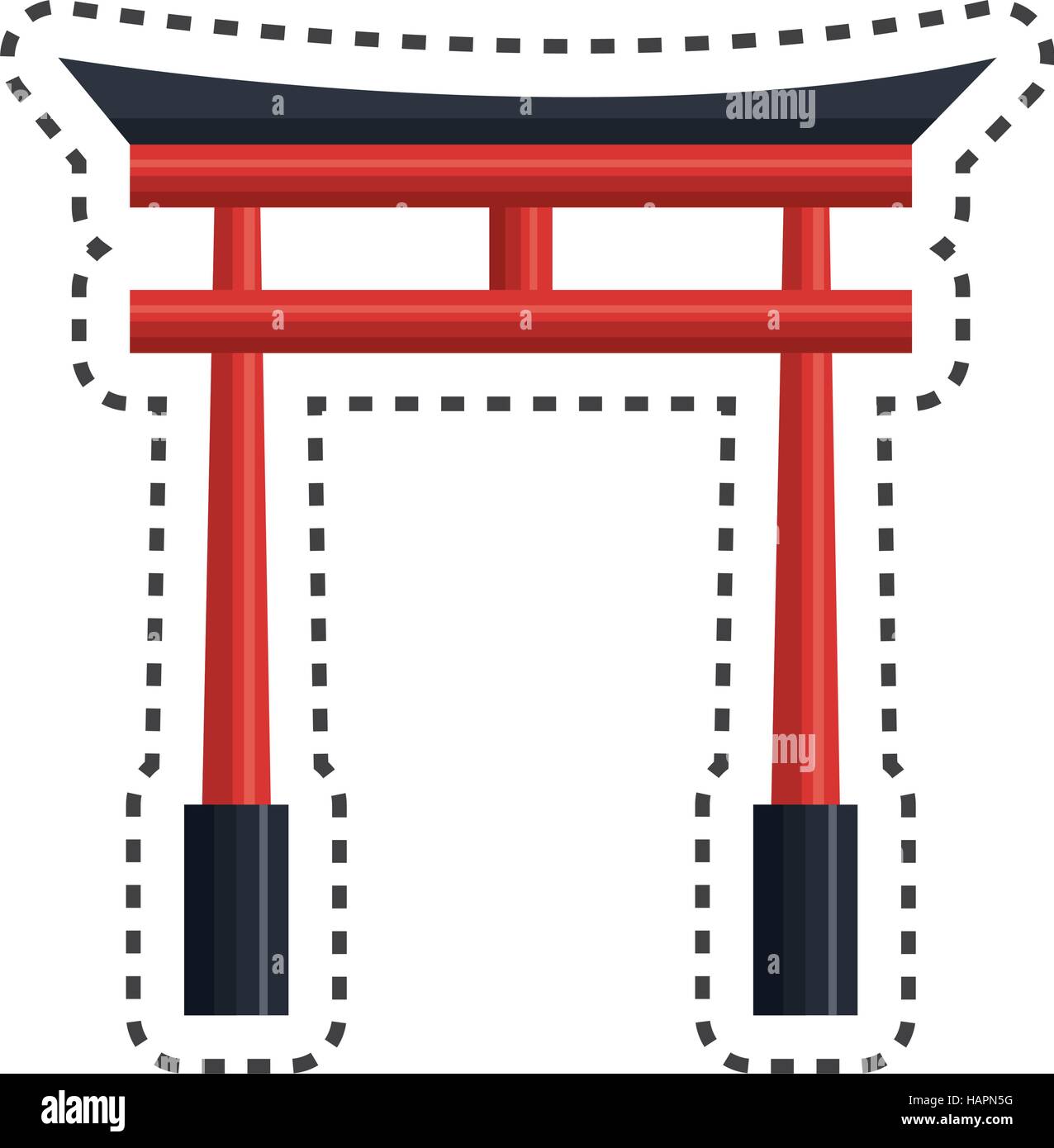 portal japanese culture icon vector illustration design Stock Vector ...