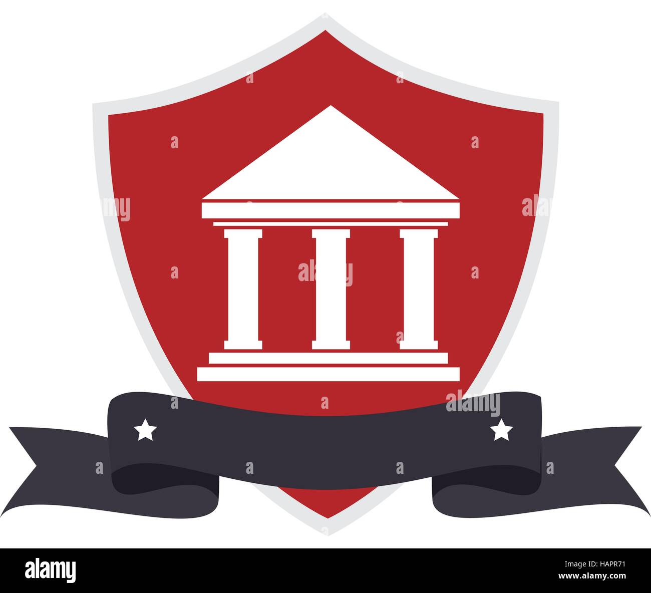 School emblem frame icon vector hi-res stock photography and images - Alamy