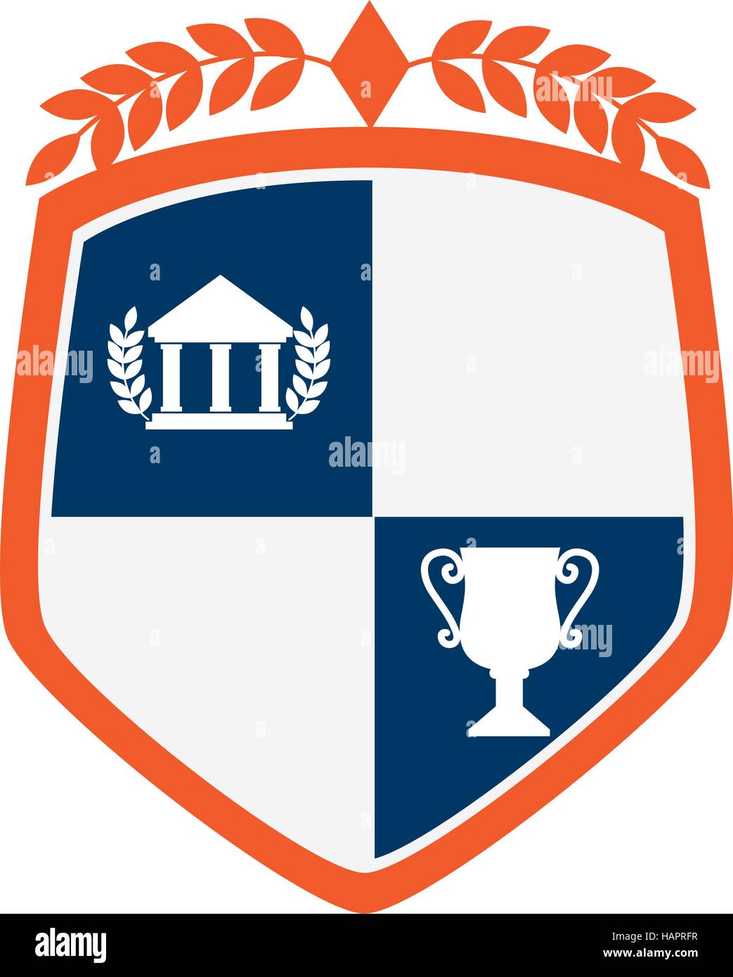 school emblem frame icon vector illustration design Stock Vector Image ...