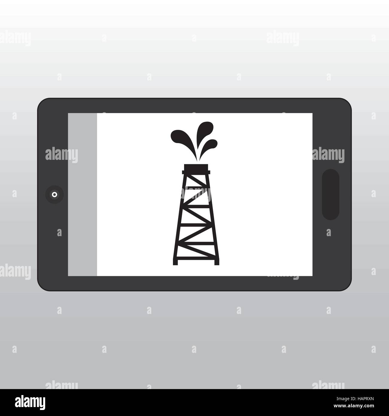 business oil smartphone industry vector illustration eps 10 Stock ...