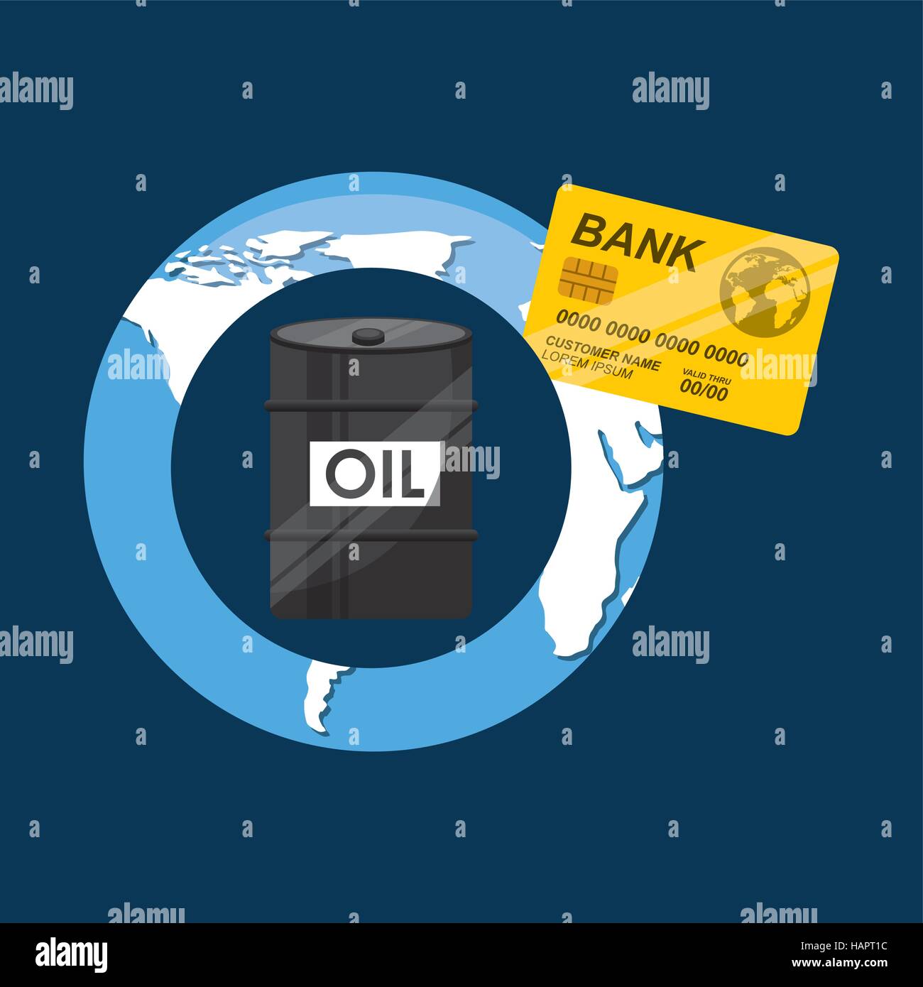 oil and petroleum industry economic world money vector illustration eps ...