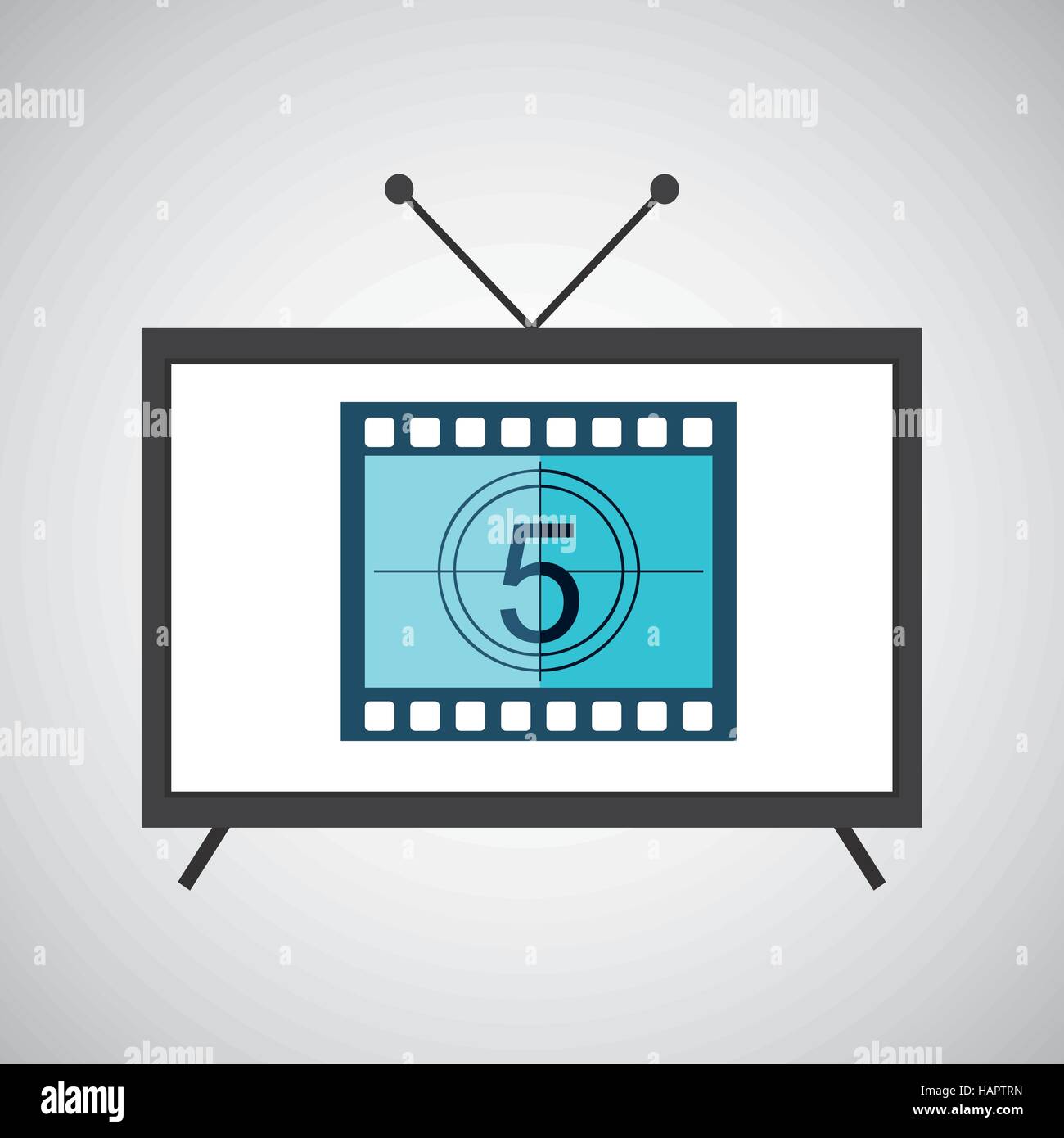 Countdown tv set Stock Vector Images - Alamy