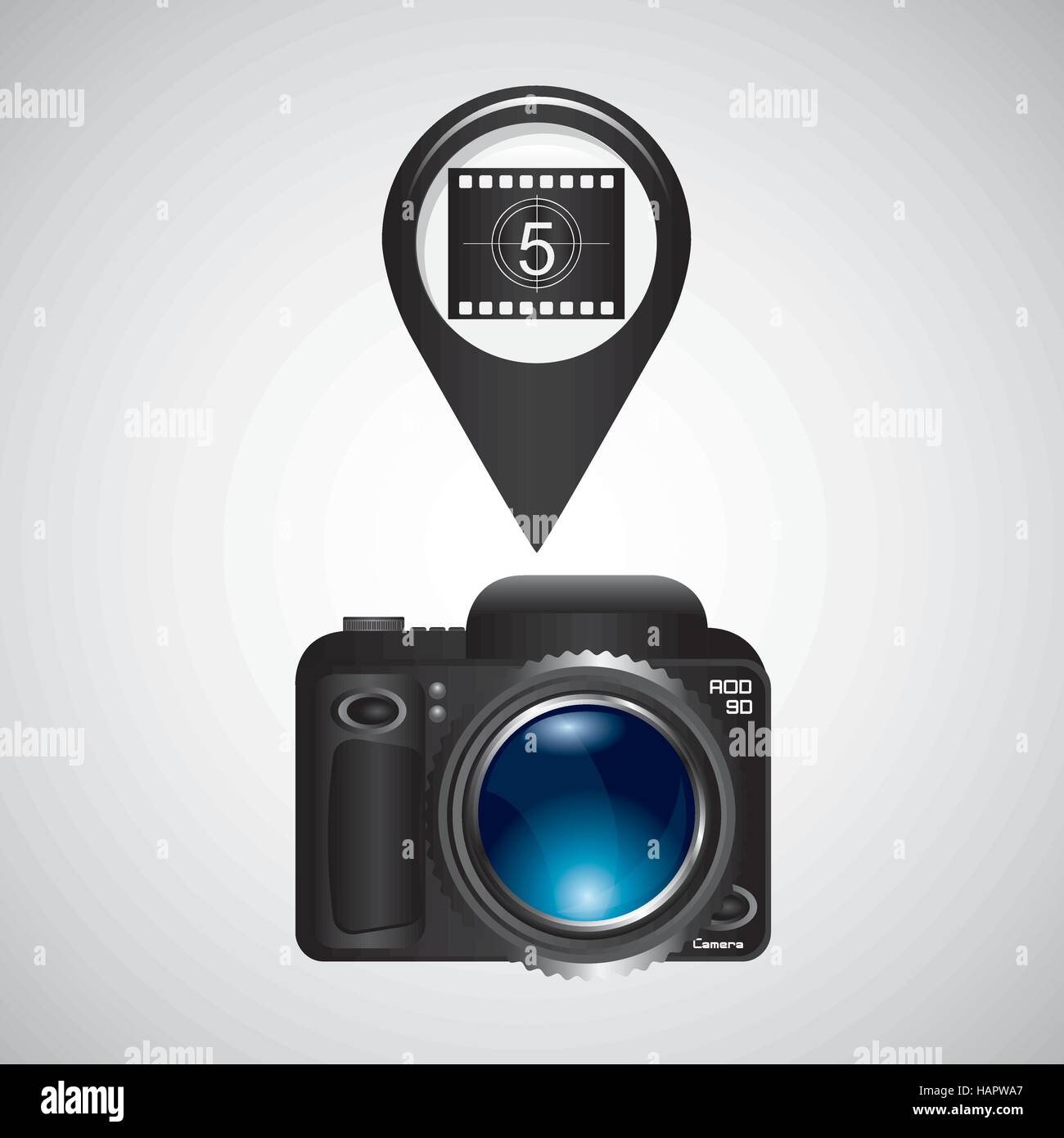 Movie film strip, numbers hi-res stock photography and images - Alamy