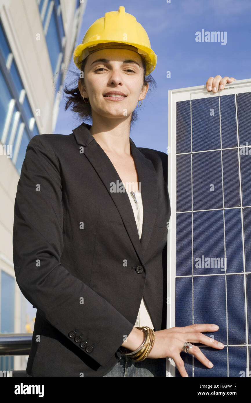 Solar woman hi-res stock photography and images - Alamy