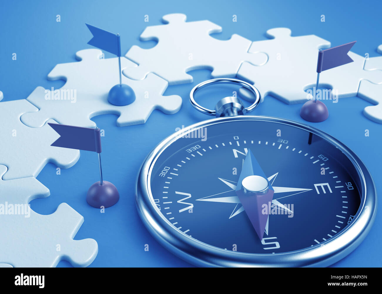 Planning For Travel Direction Stock Photo - Alamy