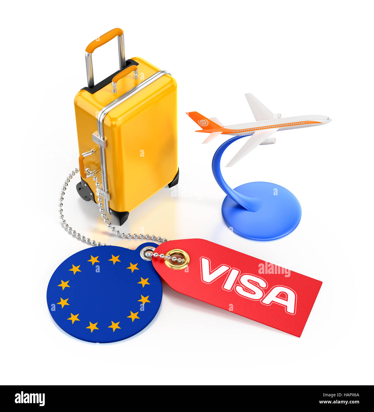 Travel air ticket globe Cut Out Stock Images & Pictures - Alamy