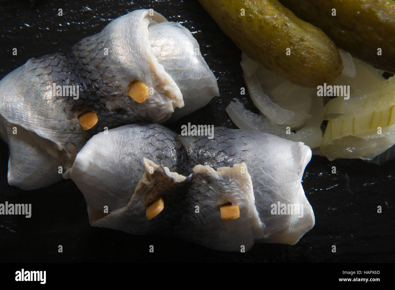 Rollmop fish dish hi-res stock photography and images - Alamy