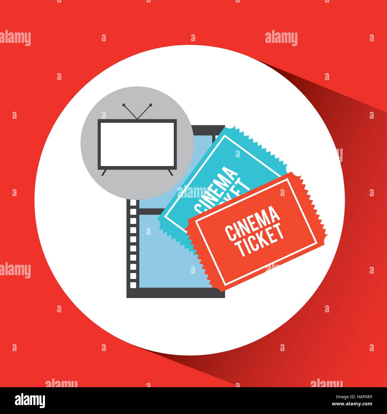 Ticket strip Stock Vector Images - Alamy