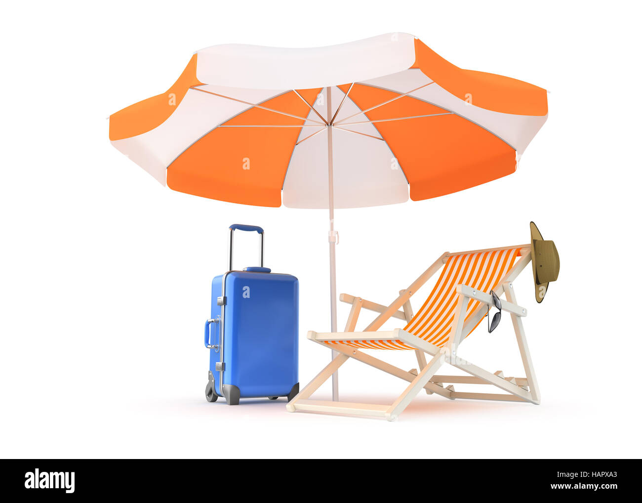 Summer time vacation tourism Cut Out Stock Images & Pictures - Alamy