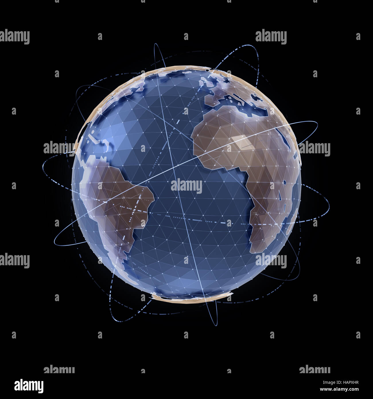 Digital globe science hi-res stock photography and images - Alamy