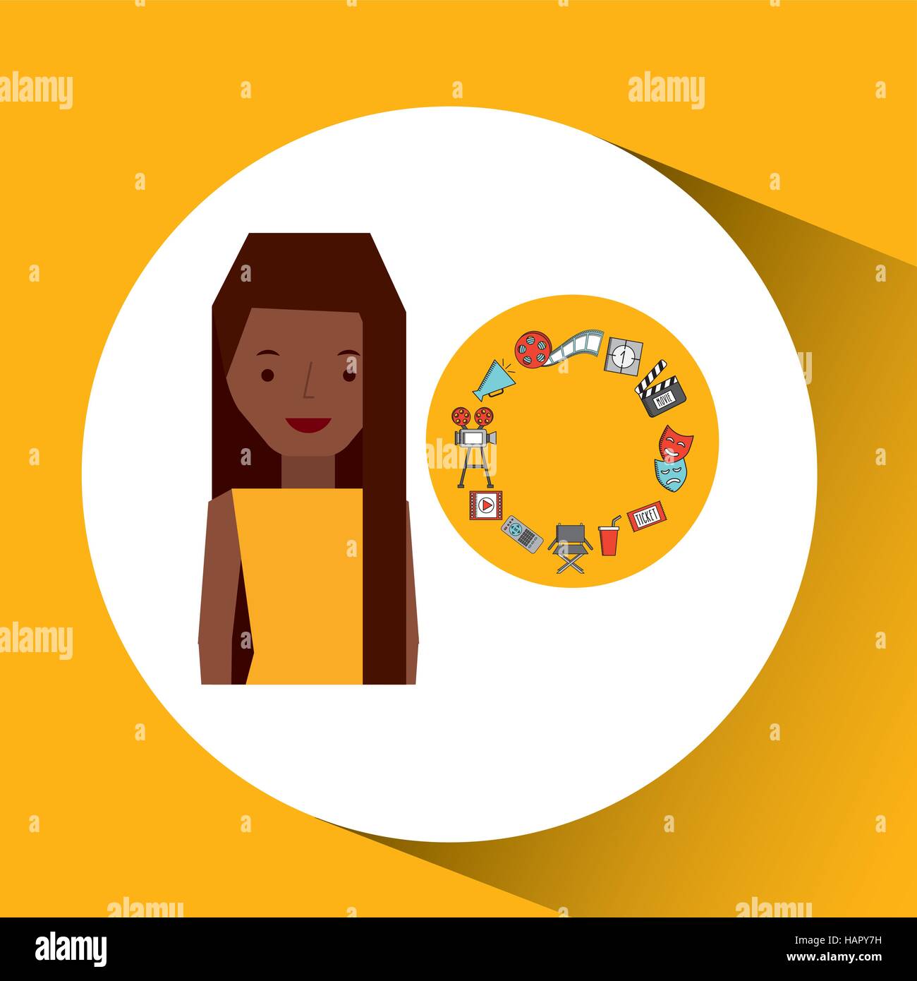 Kids movie theater Stock Vector Images - Alamy