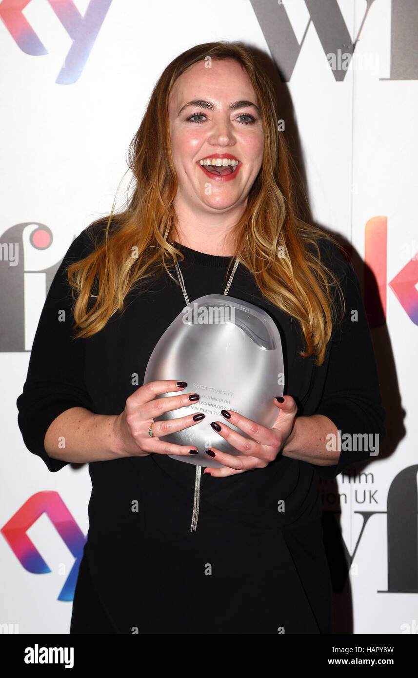 Sara Bennett with the Technicolor Creative Technology Award at the ...