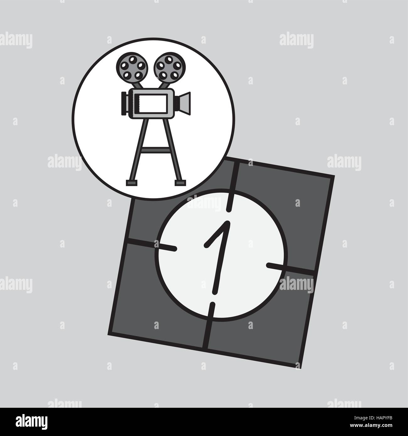 Timer exposure Stock Vector Images - Alamy