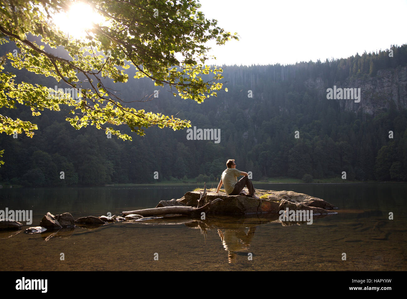 Entspannung evening mood hi-res stock photography and images - Alamy