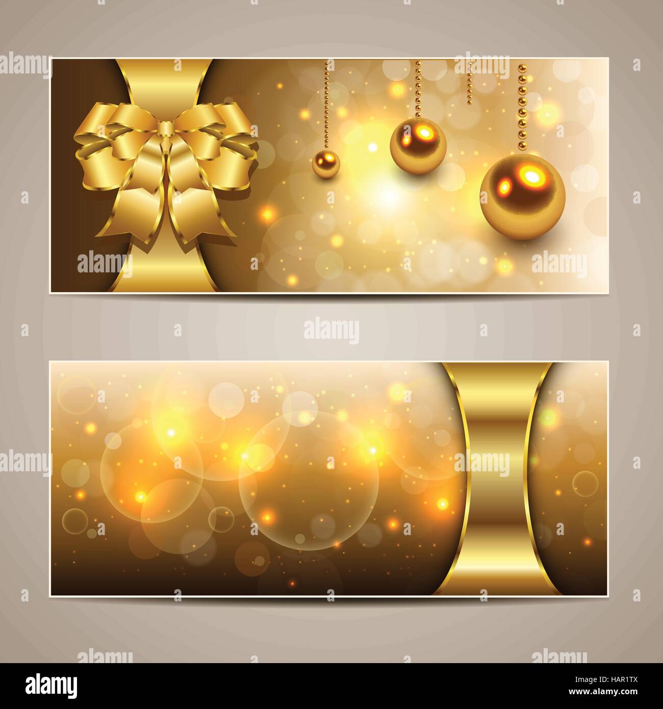 Gold Banners High Resolution Stock Photography and Images - Alamy