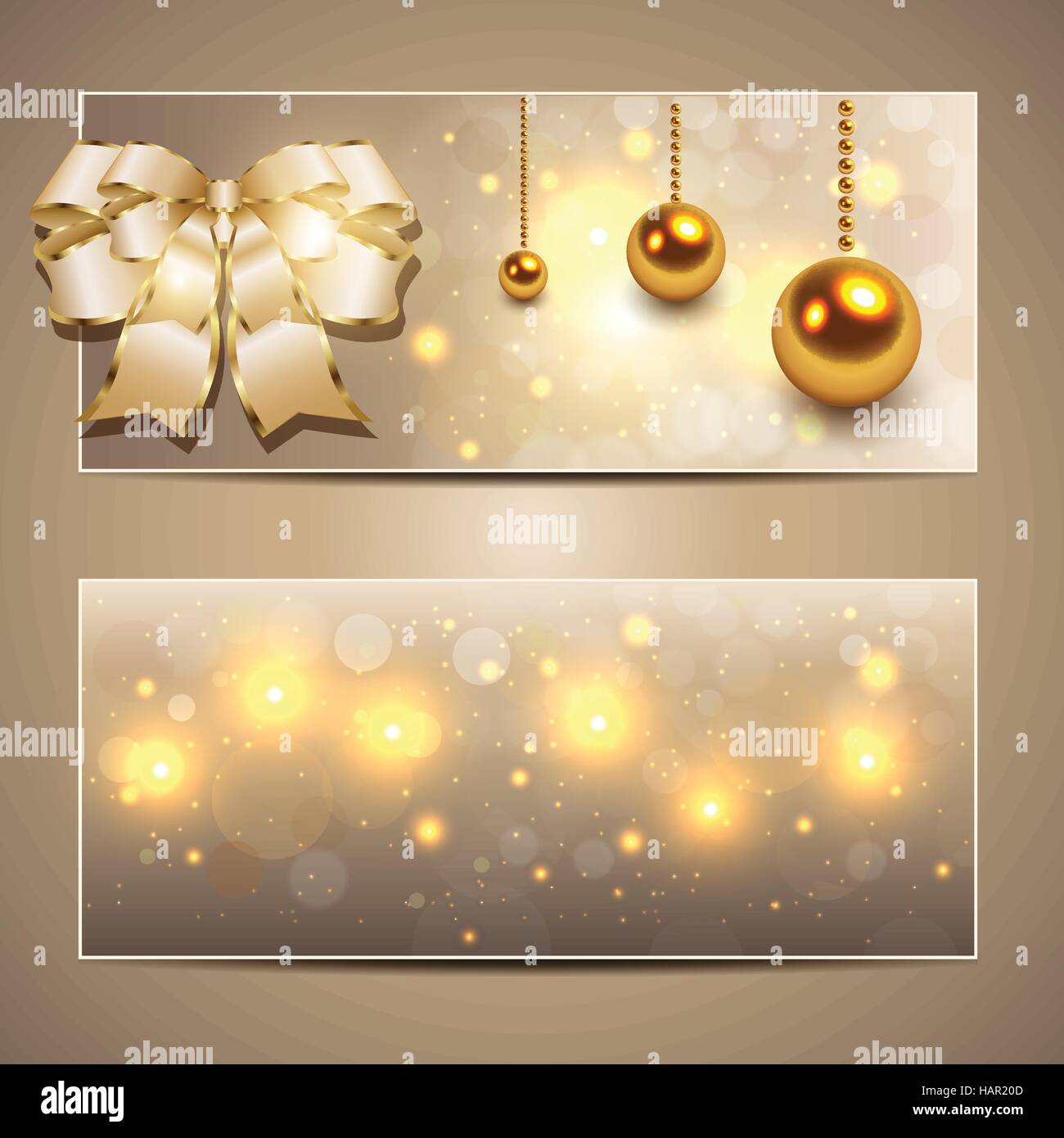 Elegant Christmas banners, vector Stock Vector Image & Art - Alamy