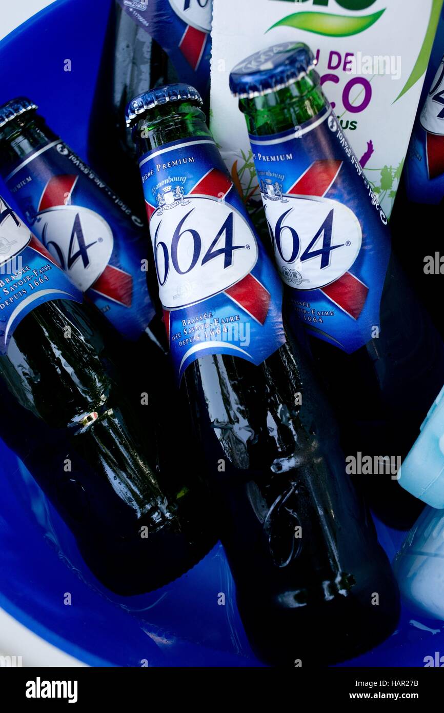 Kronenbourg 1664 bottled beer, in September 2016. | usage worldwide ...