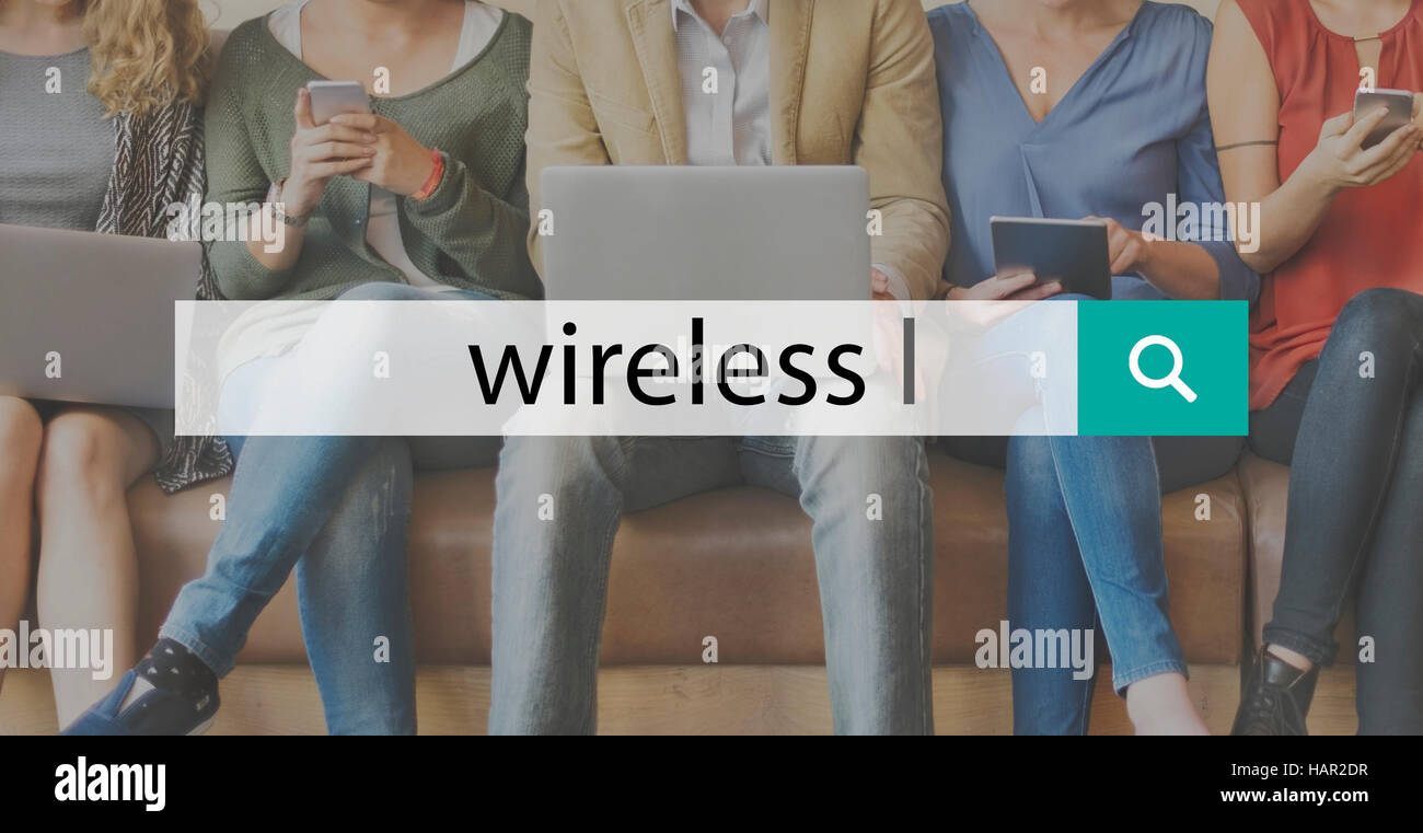 Wireless Technology Internet Online Signal Networking Concept Stock ...