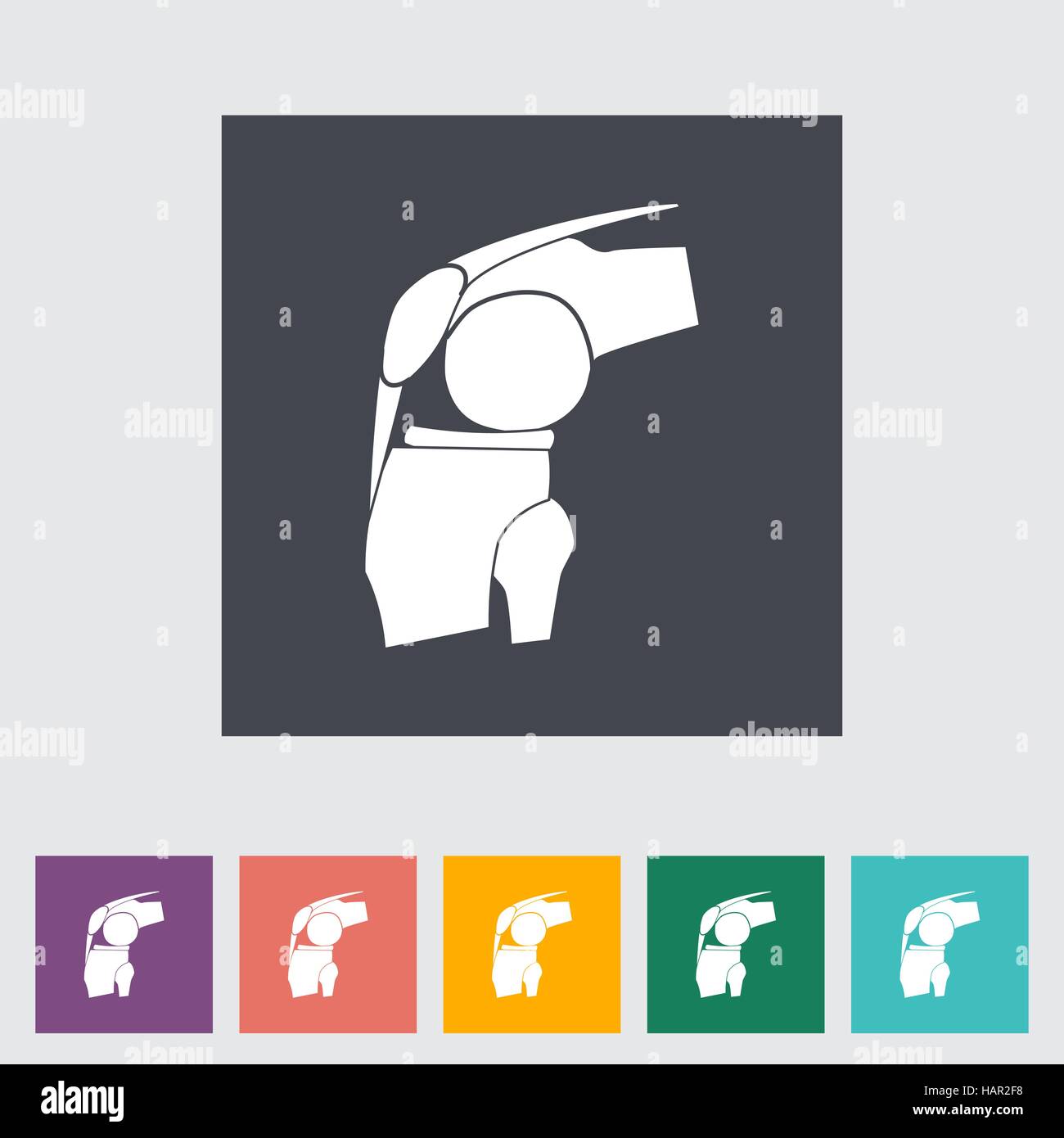 Joint single flat icon. Vector illustration Stock Vector Image & Art ...