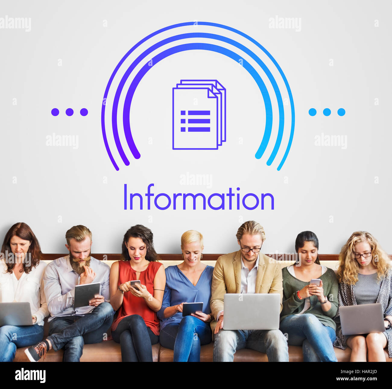 Data Information Documents Icon Concept Stock Photo - Alamy