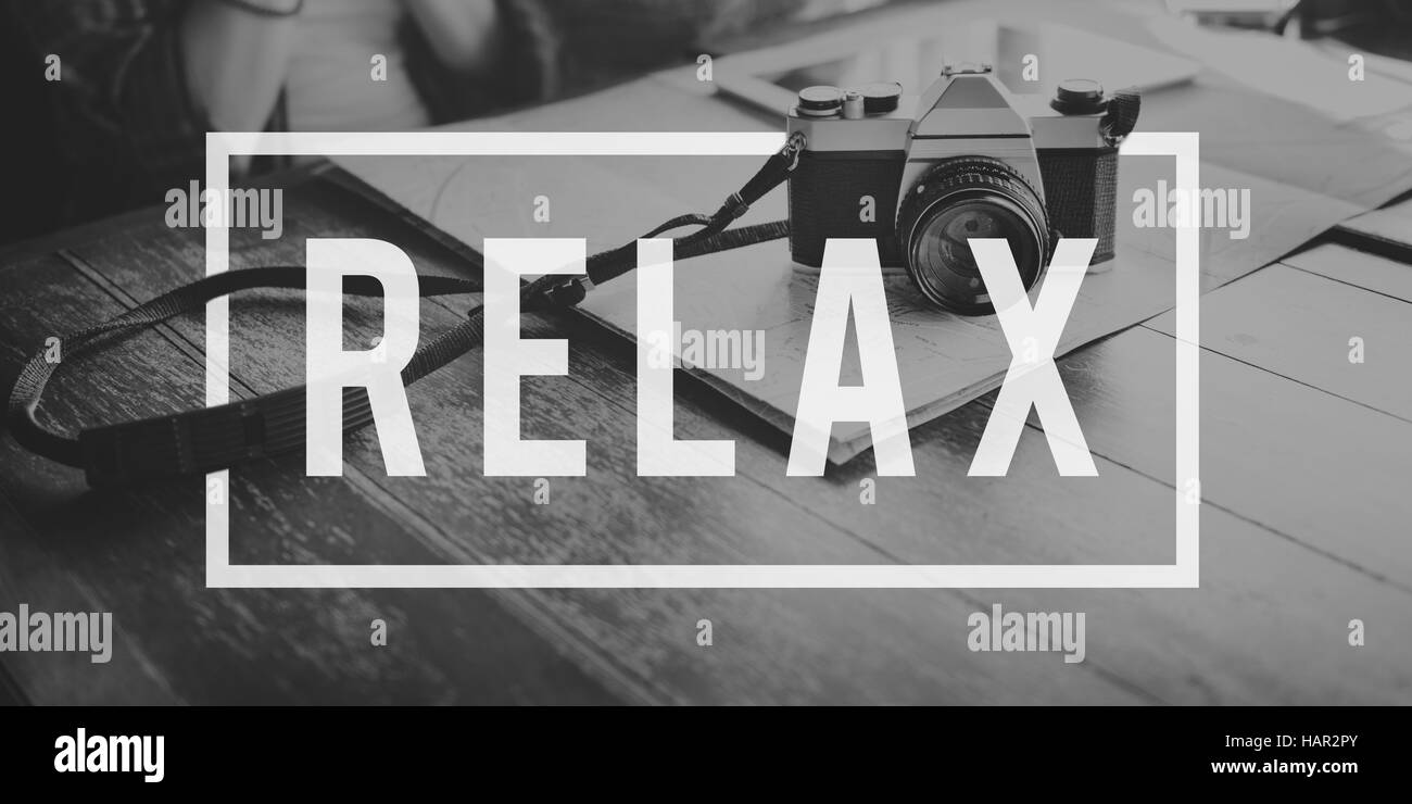 Relax Recreation Chill Rest Serenity Concept Stock Photo - Alamy