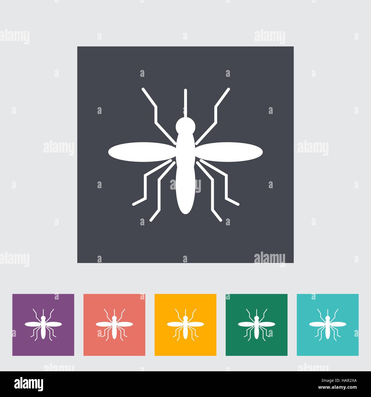 Anopheles mosquito bite Stock Vector Images - Alamy