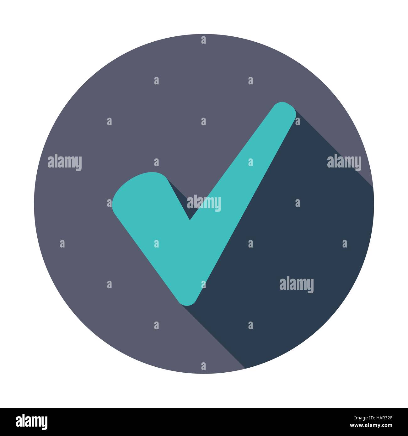 Ok. Single flat color icon. Vector illustration Stock Vector Image ...