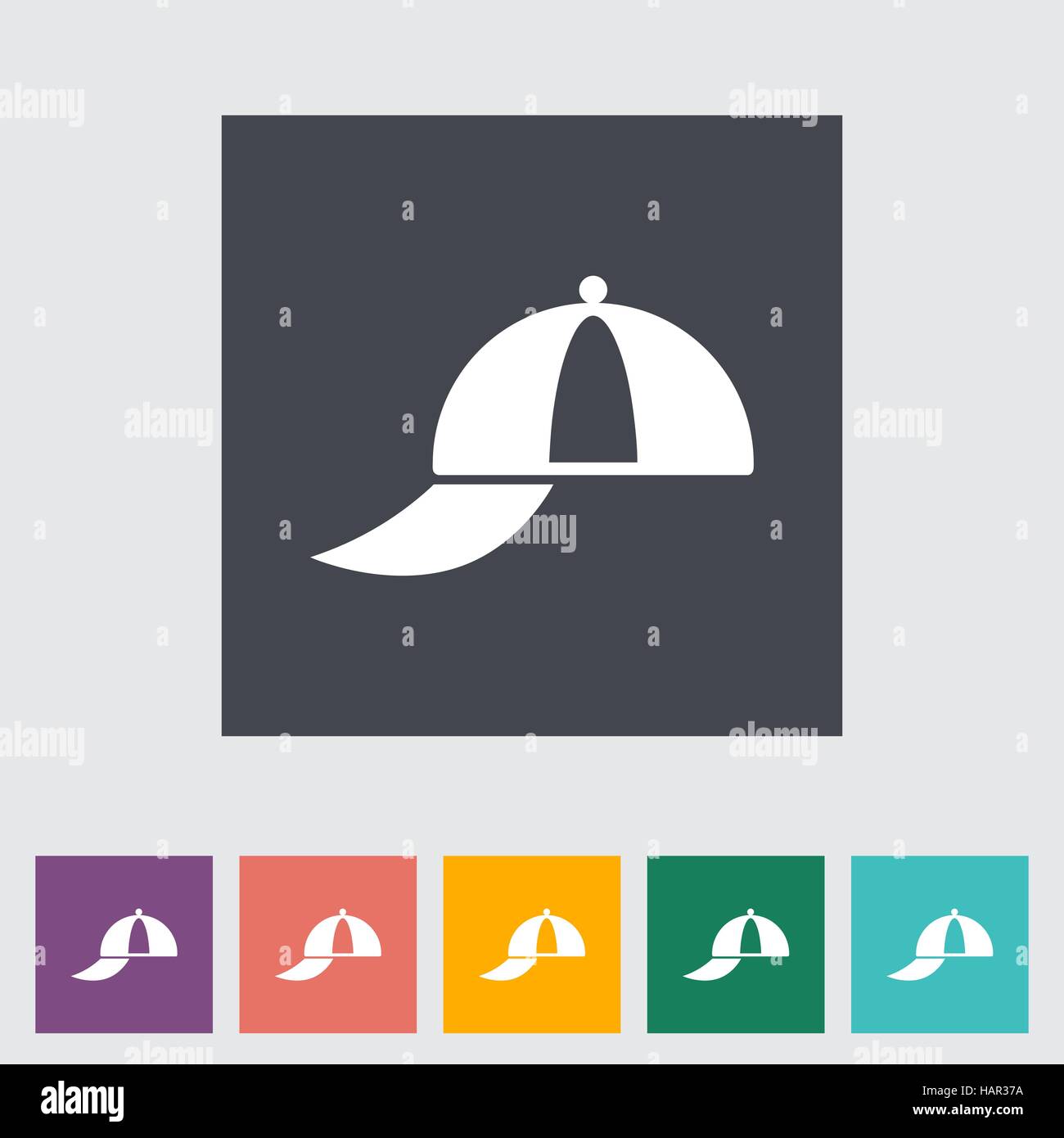 Uniform peaked cap Stock Vector Images - Alamy