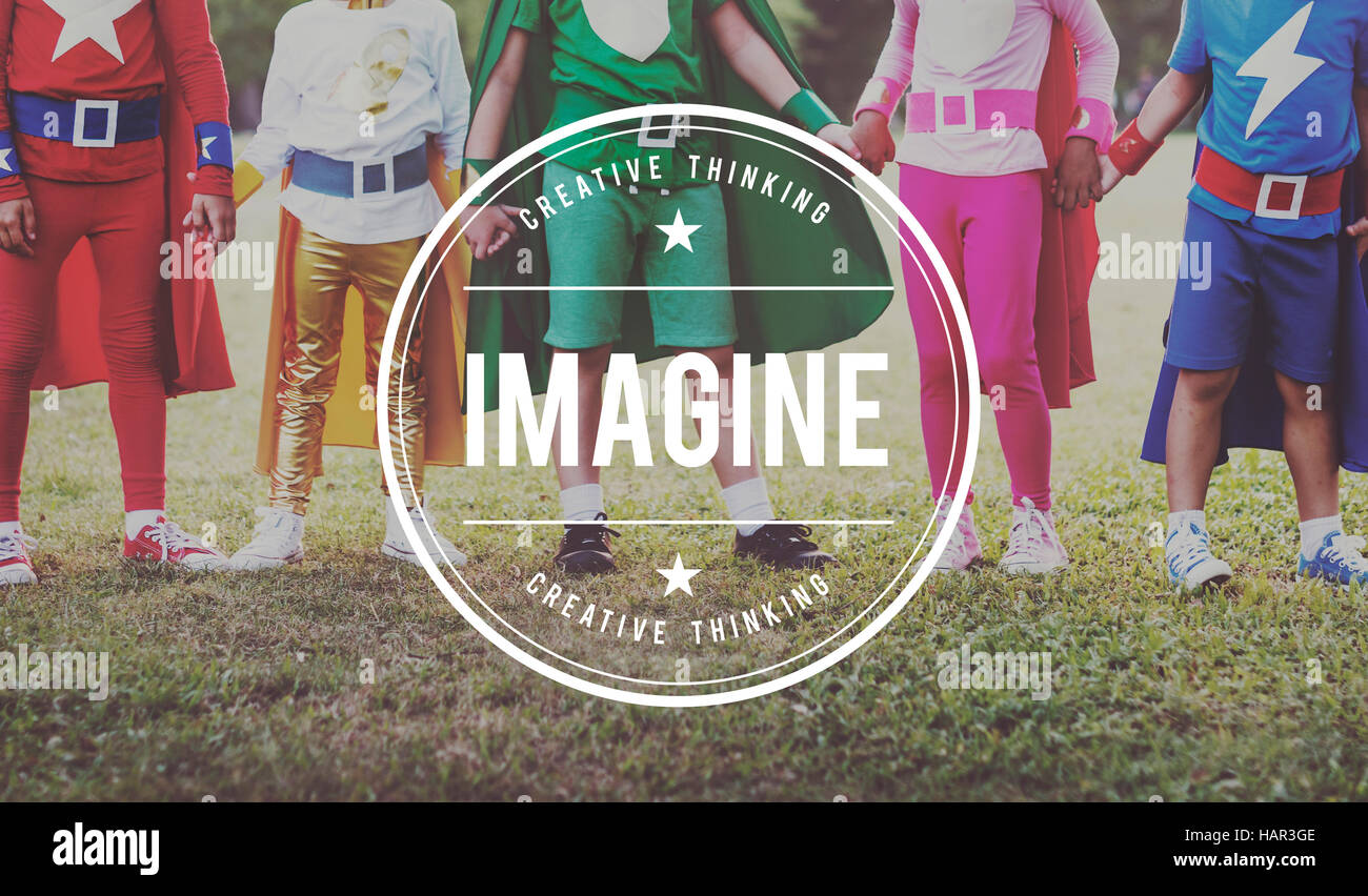 Imagine Ideas Thinking Vision Creative Dream Concept Stock Photo - Alamy