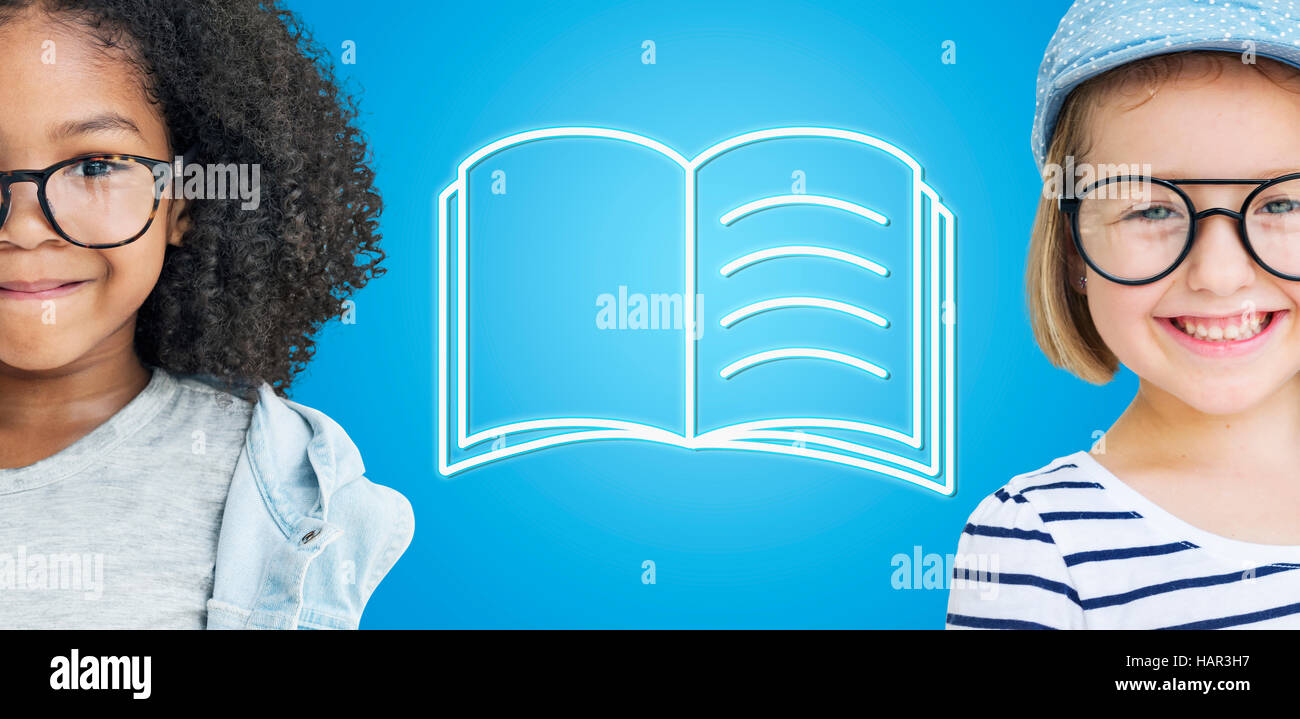 Bestfriend Cheerful Childhood Education Concept Stock Photo - Alamy