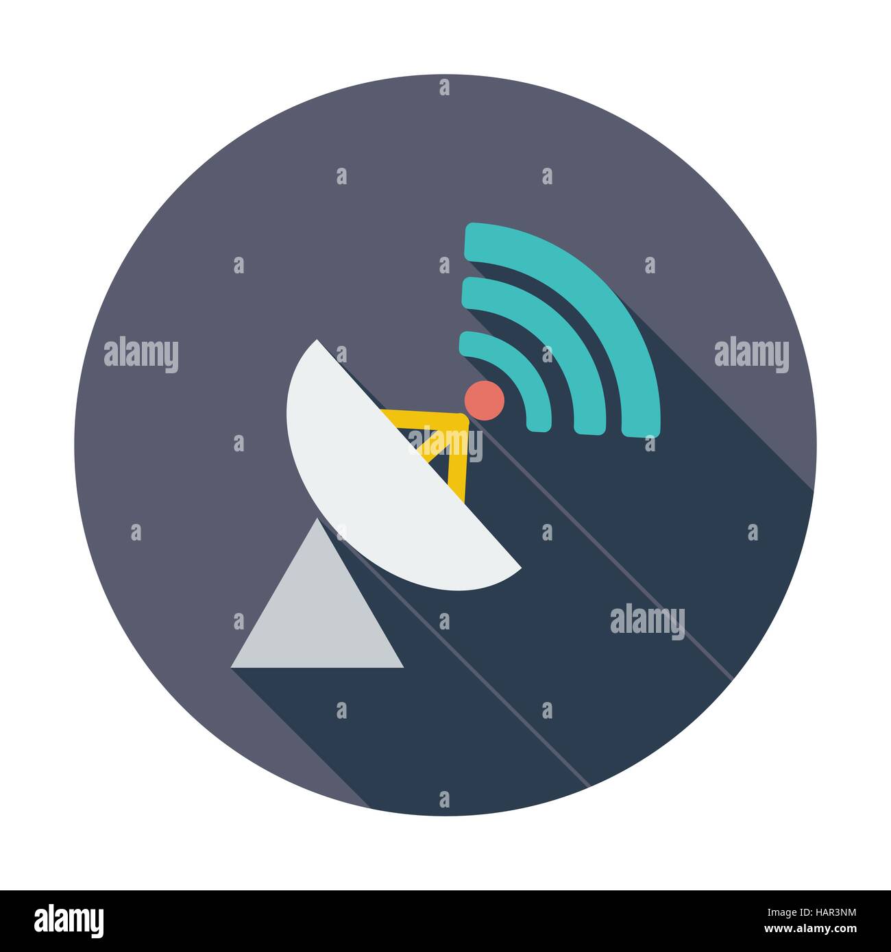 Drawing satellite antenna communication global hi-res stock photography and images - Alamy